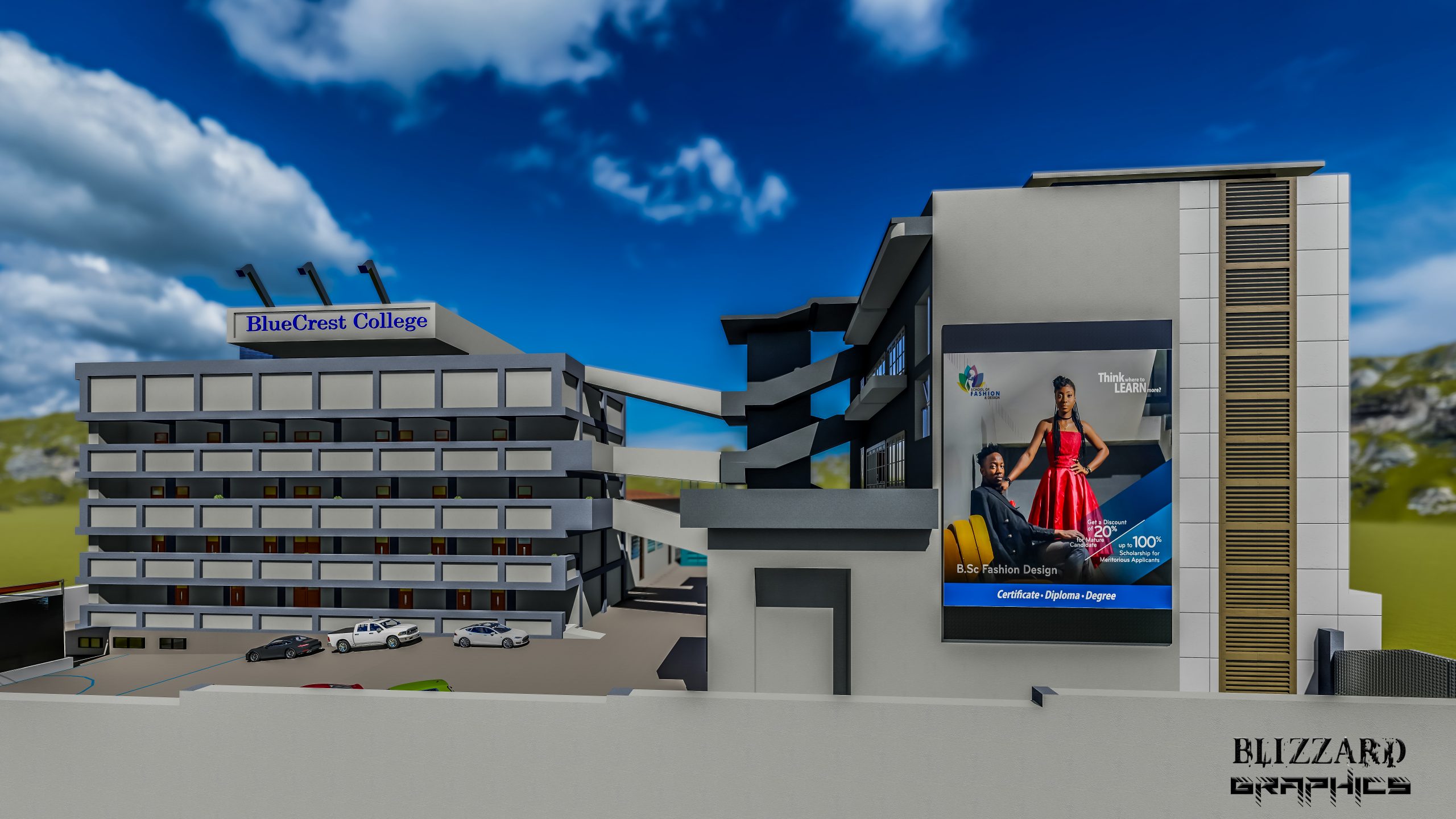 BLUECREST COLLEGE STUDENT CREATES 3D VISUALS OF THE CAMPUS - Blog ...